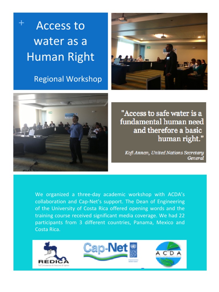 Access To Water As Human Right | PDF