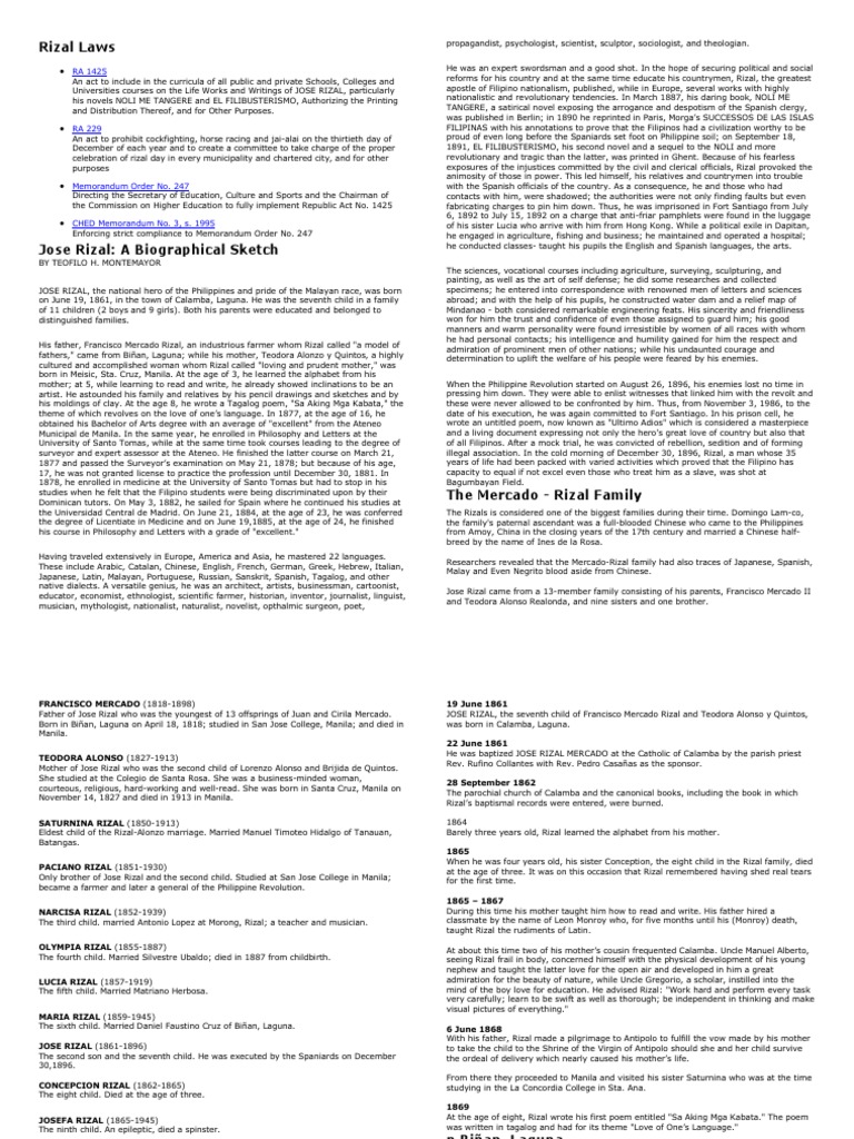 Rizal Laws | Languages | Personal Growth | Free 30-day Trial | Scribd