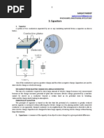 MODULE 4 Capacitance and Dielectrics | PDF | Capacitance | Capacitor