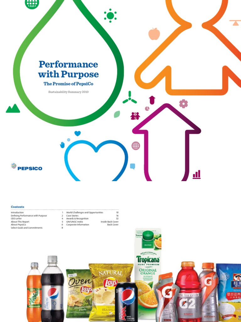 PepsiCo 2010 Sustainability Summary | PDF | Business | Finance & Money ...