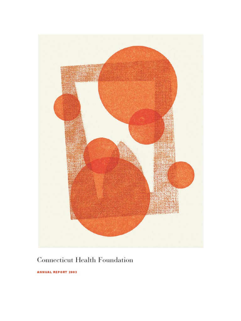 CT Health Foundation Ar 20031 | PDF | University Of Connecticut | Medicaid