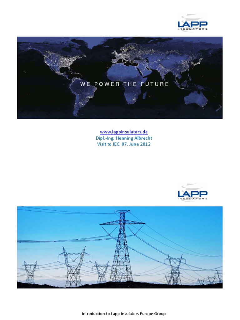 AAA Presentation Lapp Insulators | PDF | Insulator (Electricity ...
