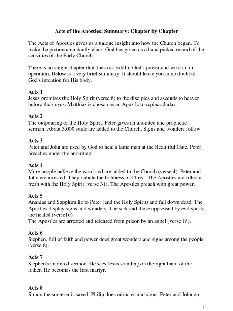 Acts of The Apostles | PDF | Epistle To The Romans | Acts Of The Apostles