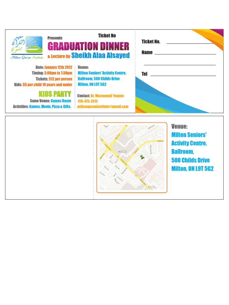 Ticket Sample | PDF | Games & Activities