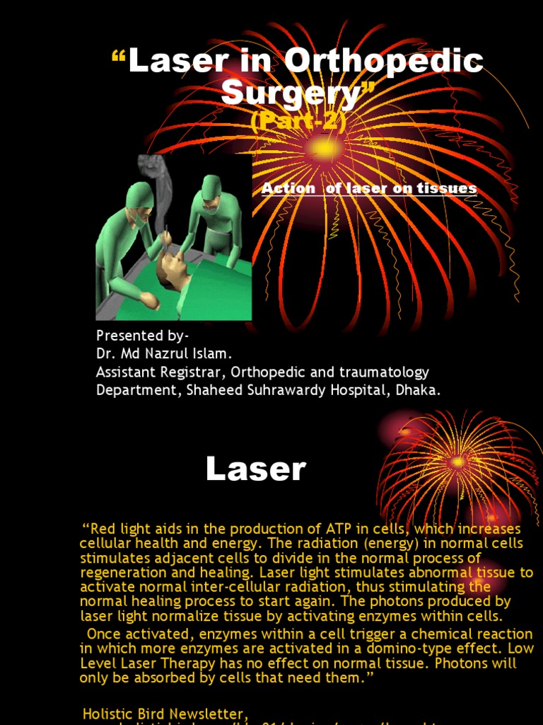 Laser Effects on Biological Tissues | PDF | Electromagnetic Spectrum ...