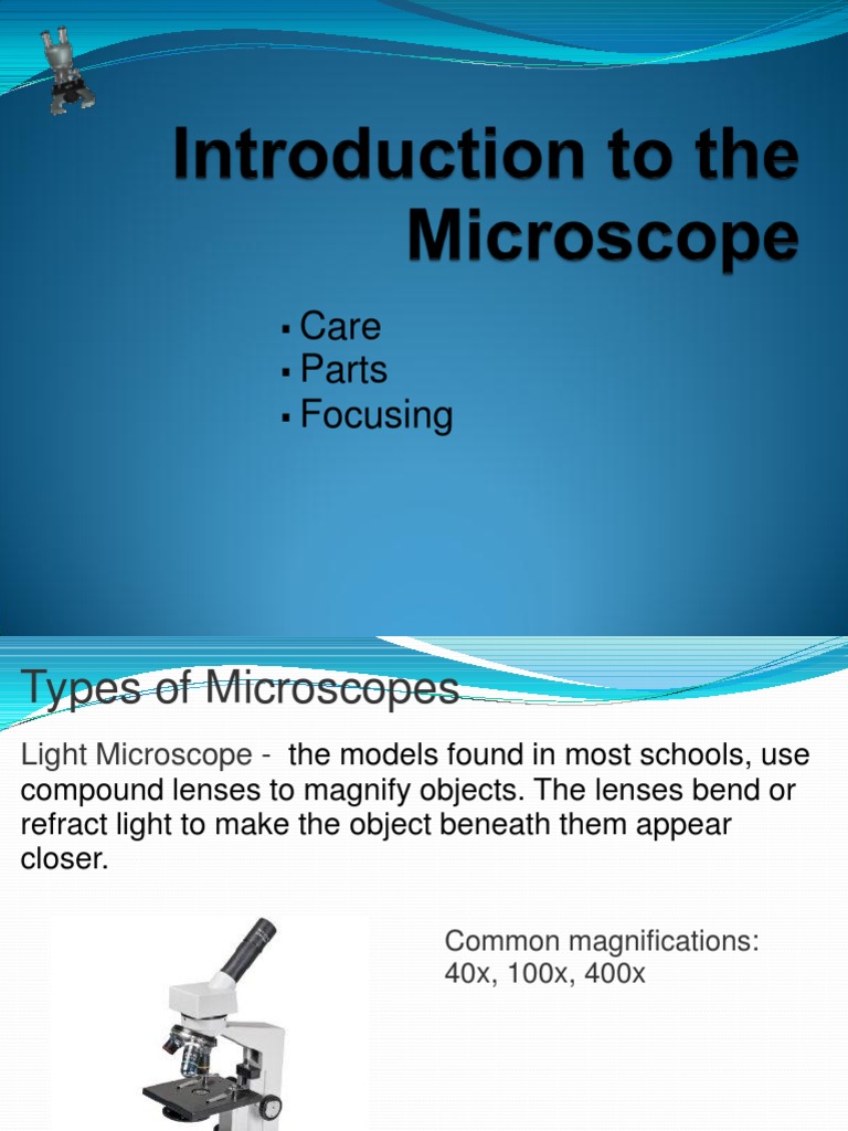 How To Correctly Use A Microscope | PDF | Atomic | Natural Philosophy