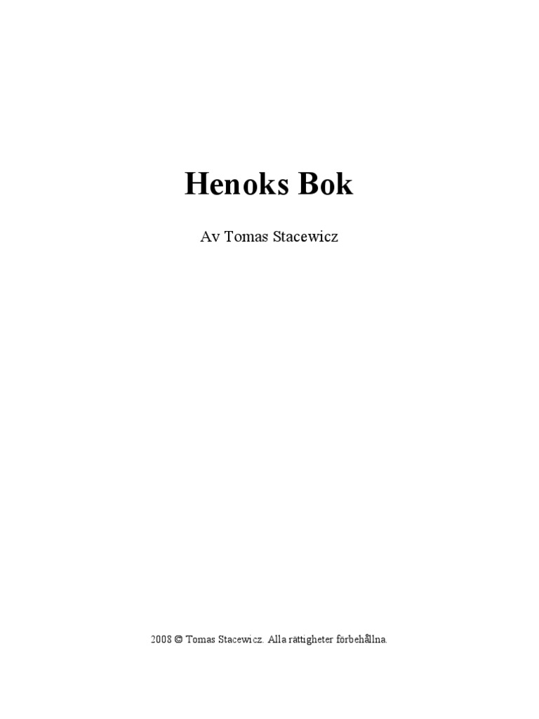 Henoks Bok | PDF