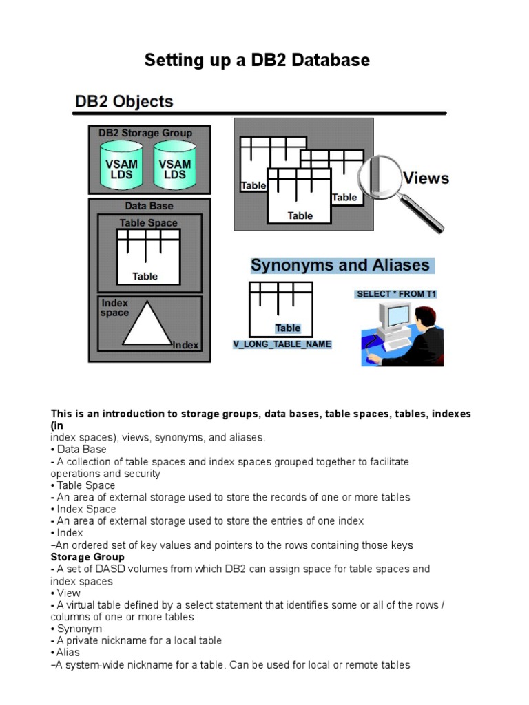 ZOS DB2 DBA Workshop Material | PDF | Database Index | Ibm Db2