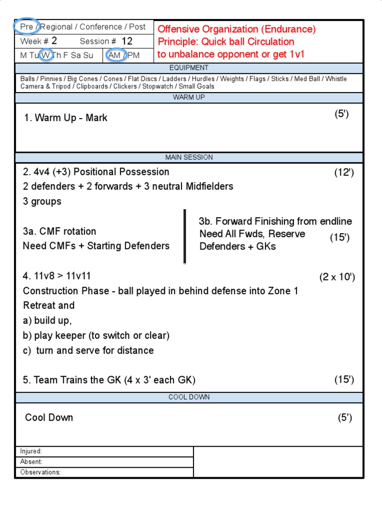 Training Sheet 12 | PDF