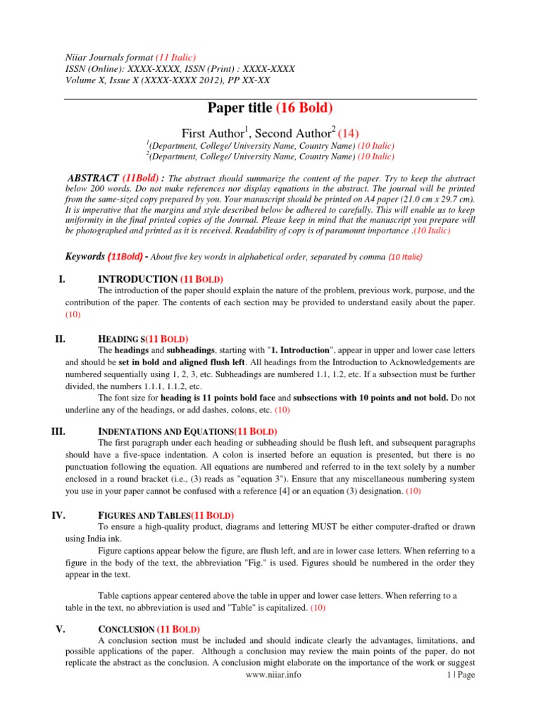 Paper Title: (16 Bold) | PDF | Teaching Methods & Materials