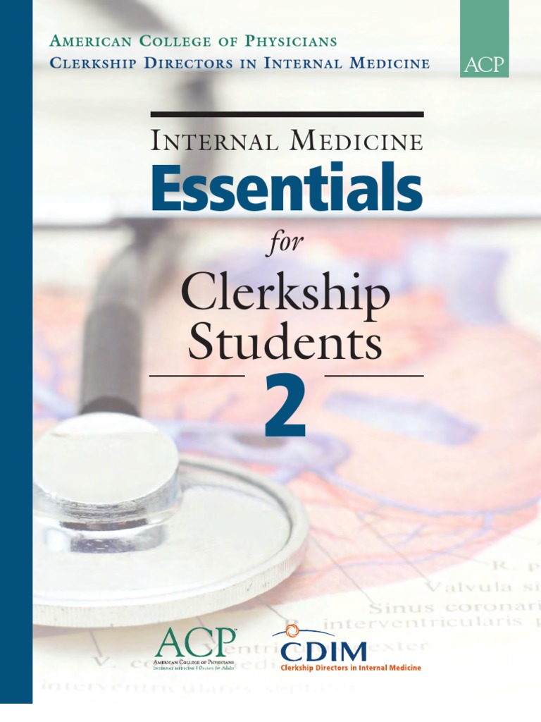 Internal Medicine Essentials For Clerkship Students 2 | PDF ...
