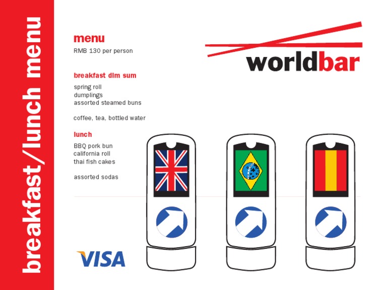 Visa 2010 Worldbarmenu | PDF