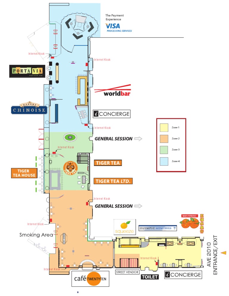Visa 2010 Attendee - Map | PDF