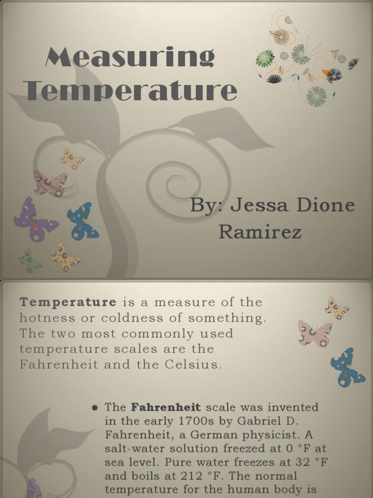 Understanding Fahrenheit and Celsius Scales | PDF | Celsius | Fahrenheit