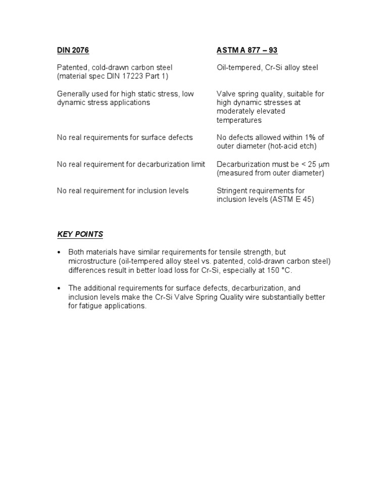 DIN 2076 vs. ASTM A 877 | PDF | Steel | Strength Of Materials