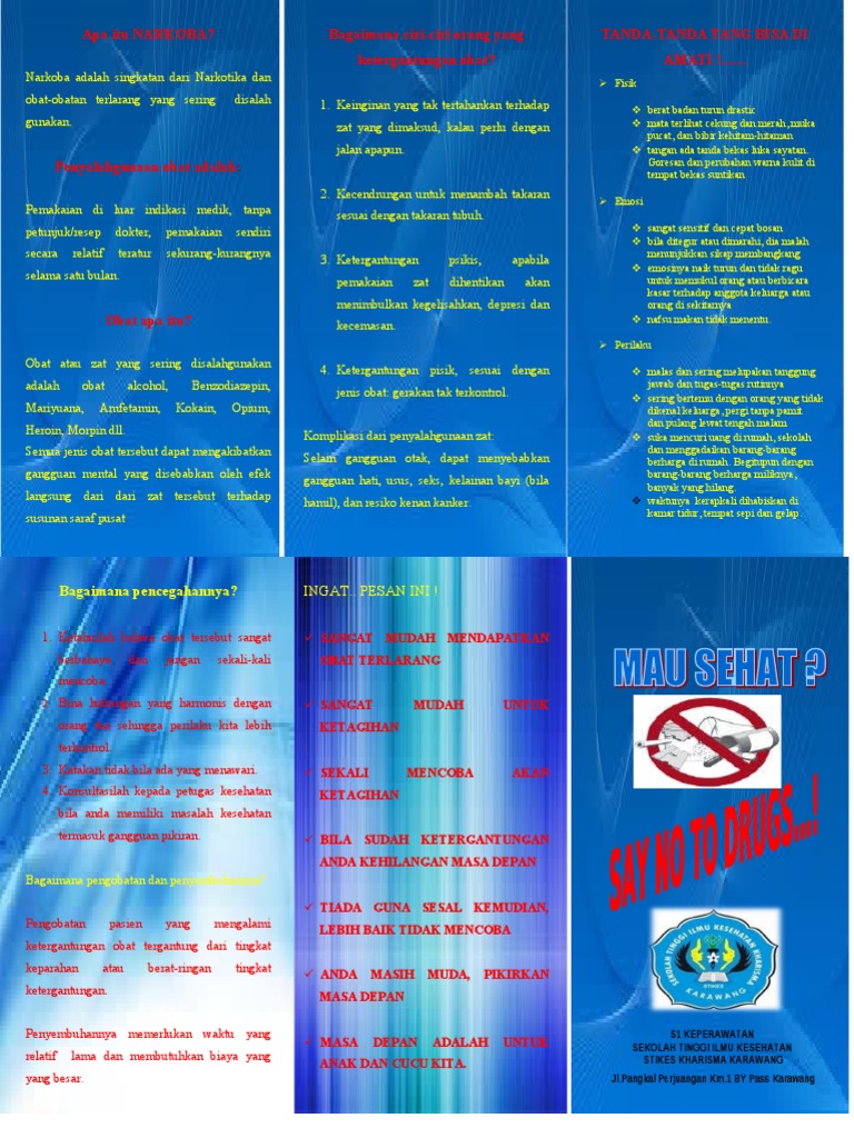 Leaflet Narkoba | PDF