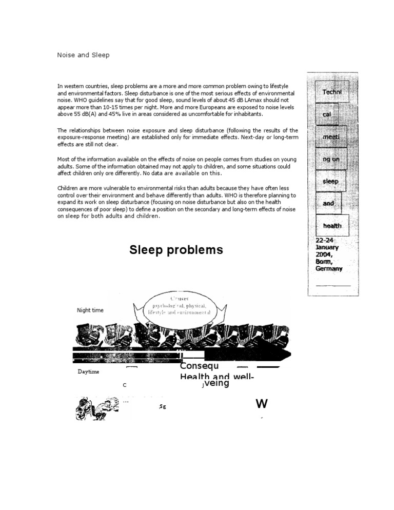 Impact of Noise on Sleep Quality | PDF