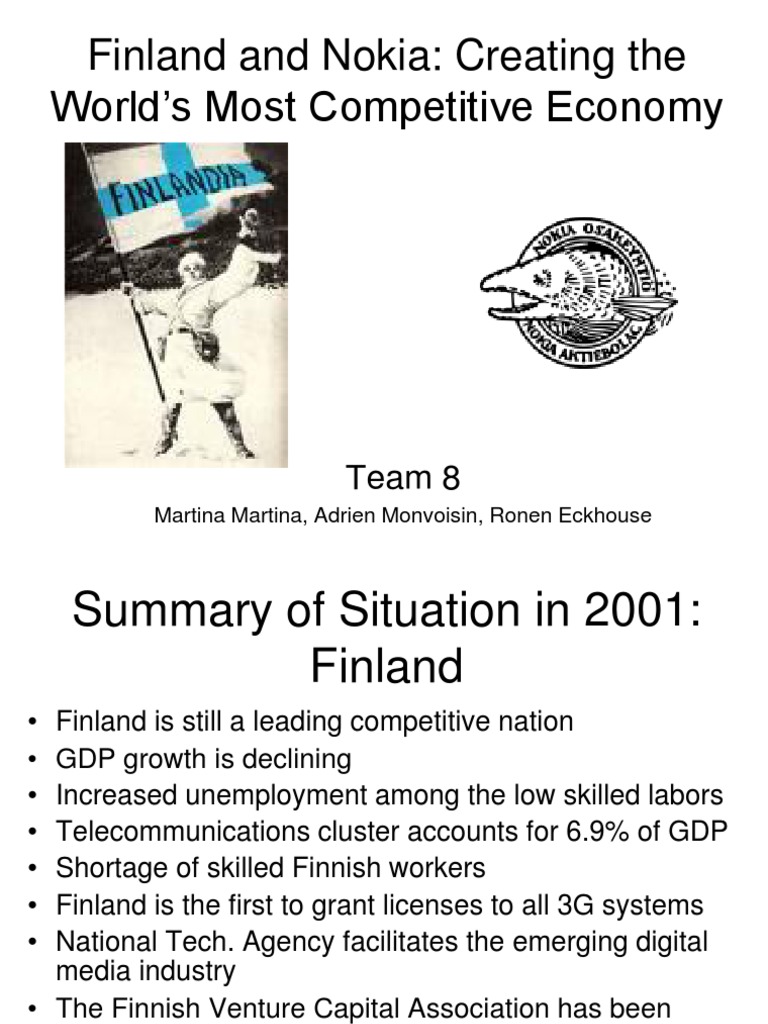 Finland's Telecom Economy and Nokia's Role | PDF | Nokia | Finland