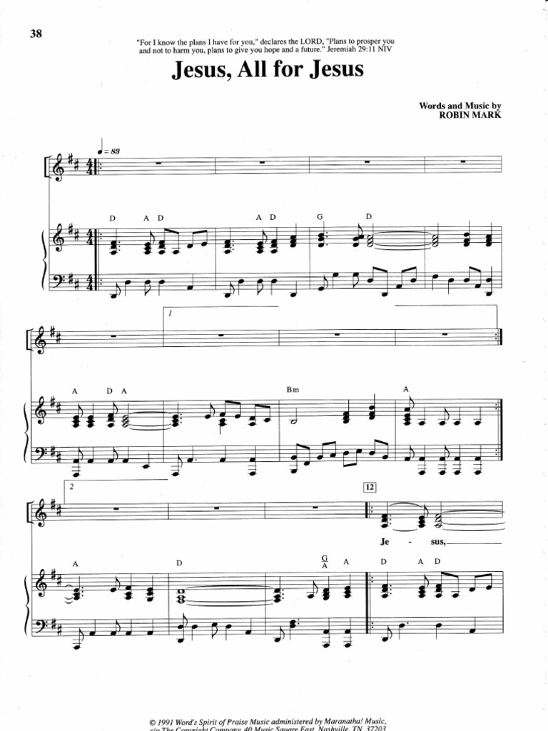 08-Jesus, All For Jesus PDF | PDF