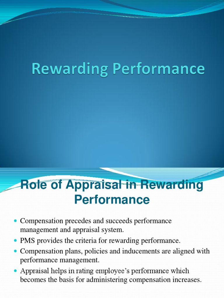 Rewarding Performance | PDF | Employee Benefits | Employee Stock ...