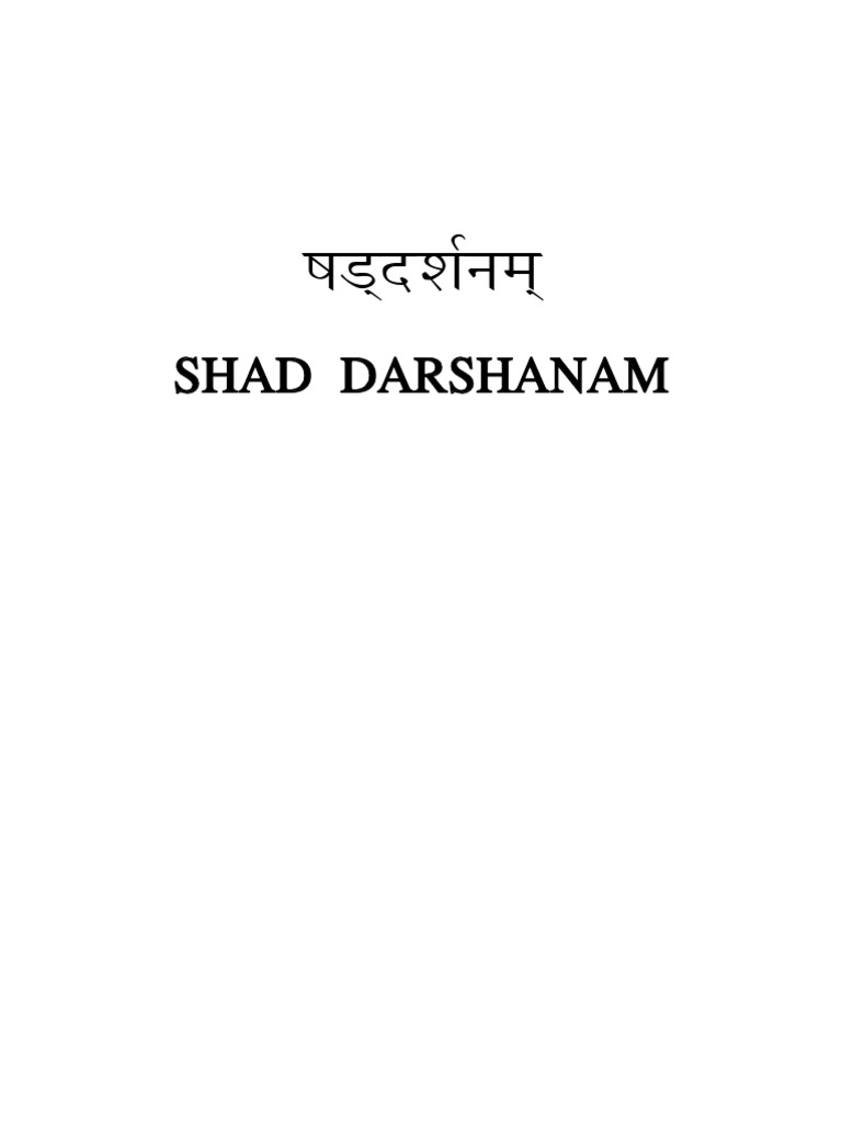 Six Darshan As | PDF
