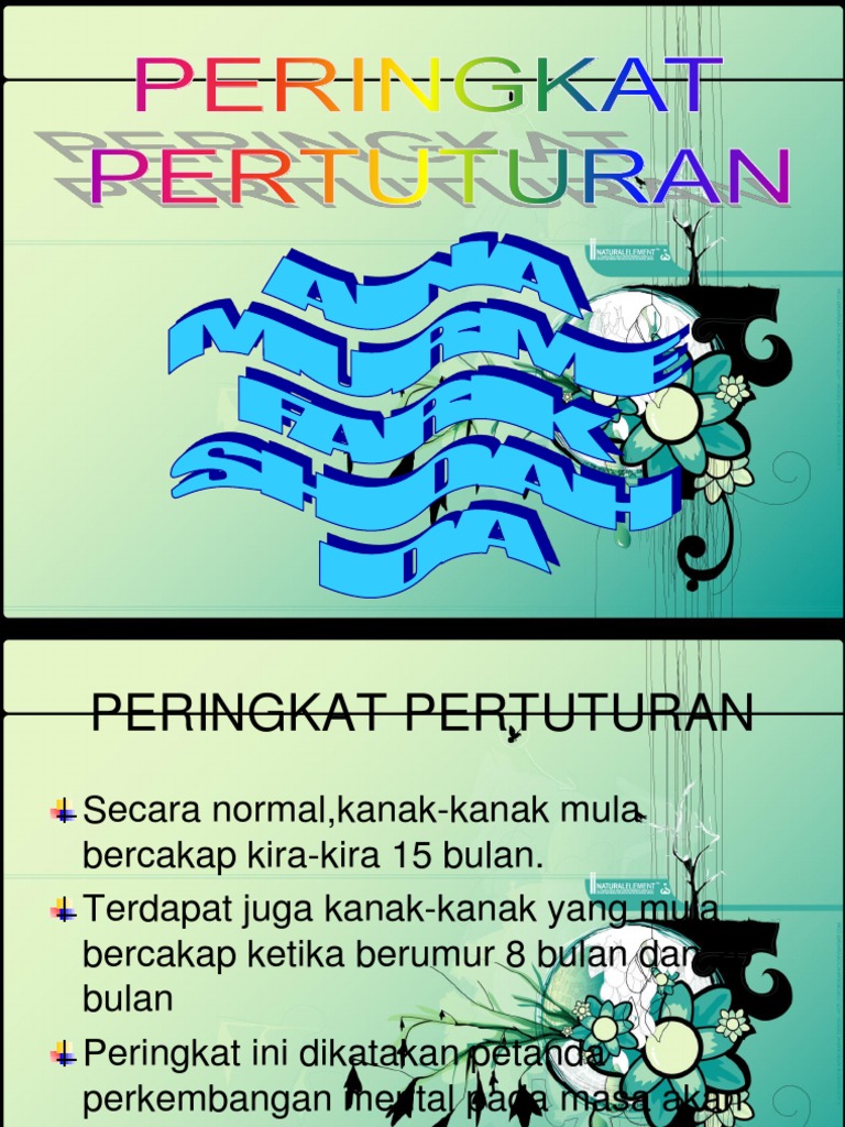 Peringkat Pertuturan | PDF