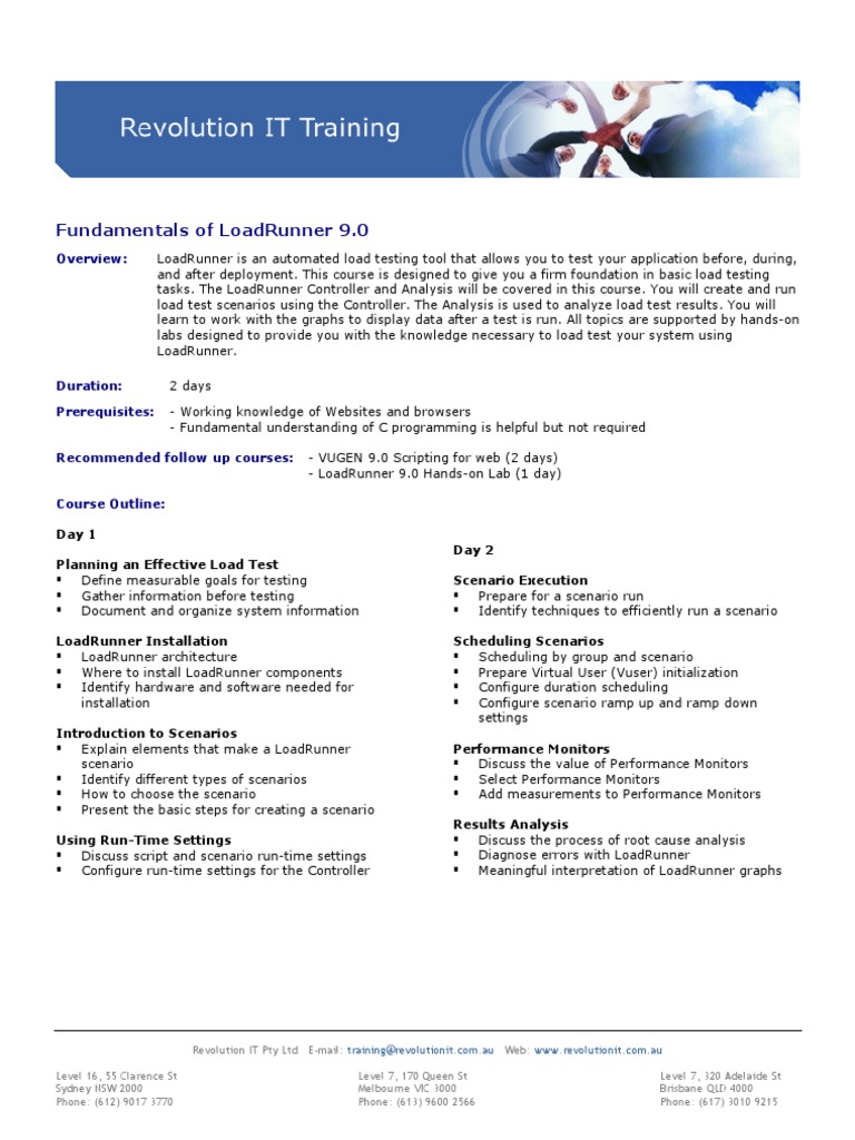 Fundamentals of Loadrunner 9.0: Overview | PDF | Scripting Language | World Wide Web