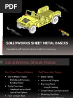 102 Solidworks Sheetmetal Tutorial | PDF | Sheet Metal | Mechanical ...
