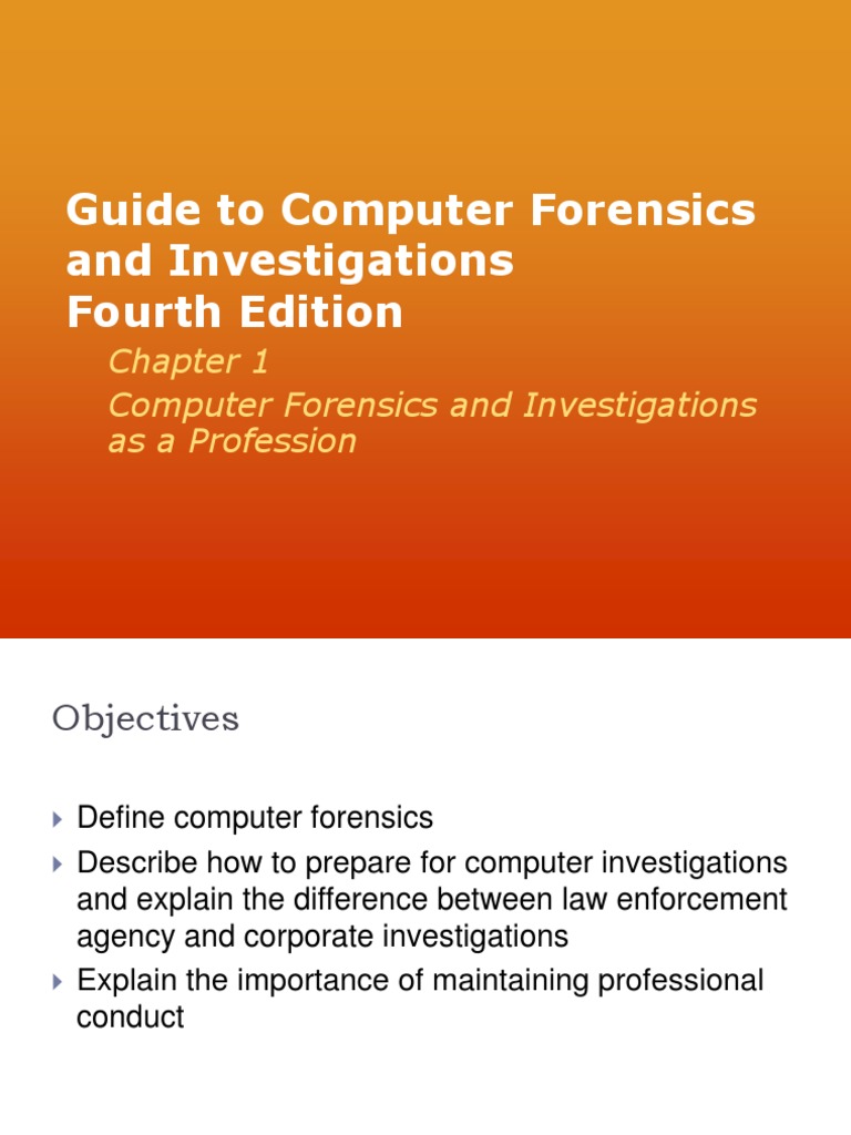 Guide To Computer Forensics and Investigations Fourth Edition | PDF ...