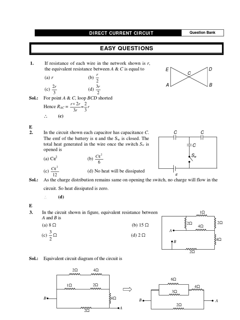 Direct Current Circuits 1 L 26 Electricity And Magnetism [4] Simple