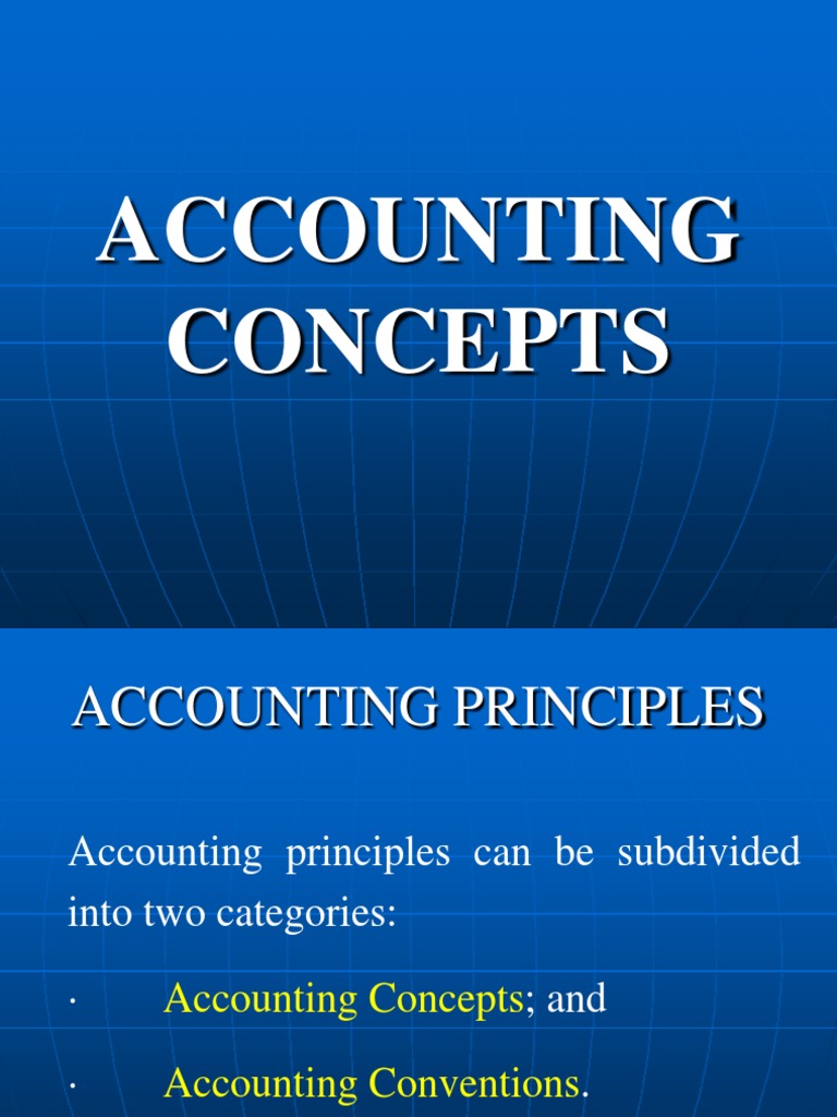 Accounting Concepts | PDF | Debits And Credits | Bookkeeping