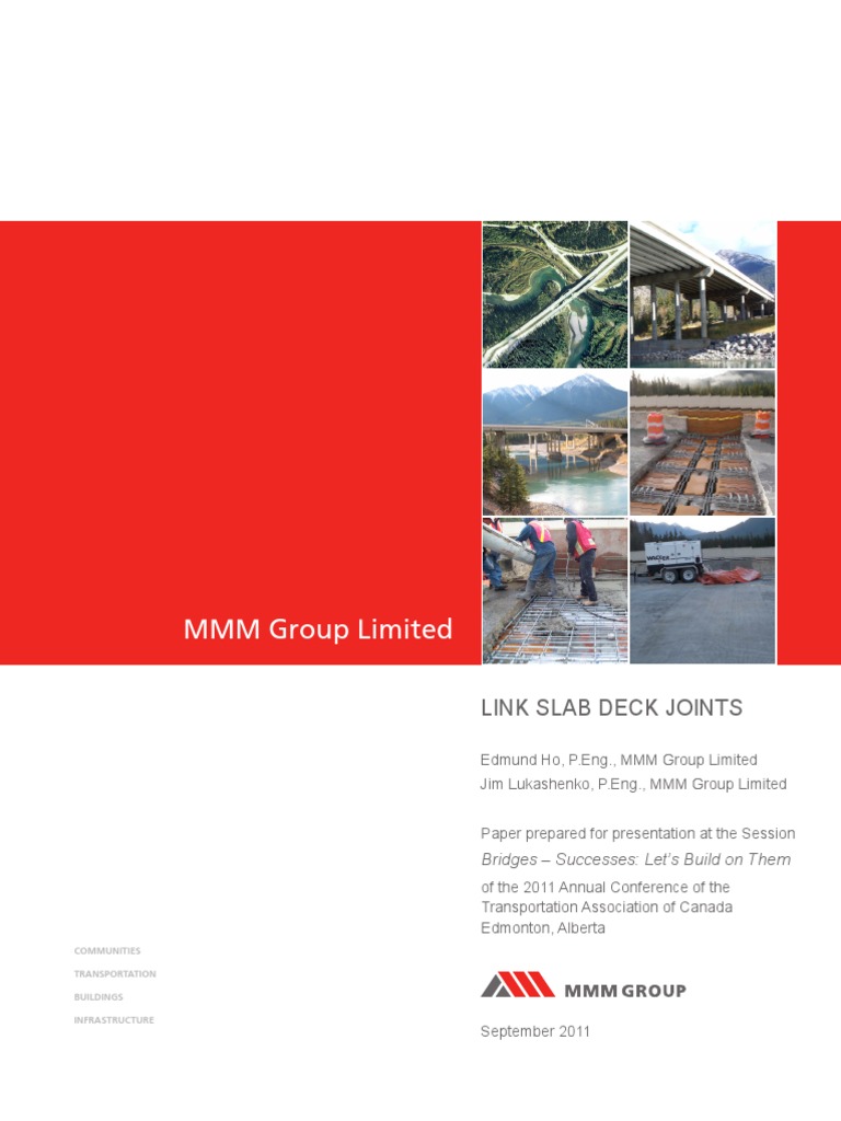 Link Slab Deck Joints | PDF | Reinforced Concrete | Concrete
