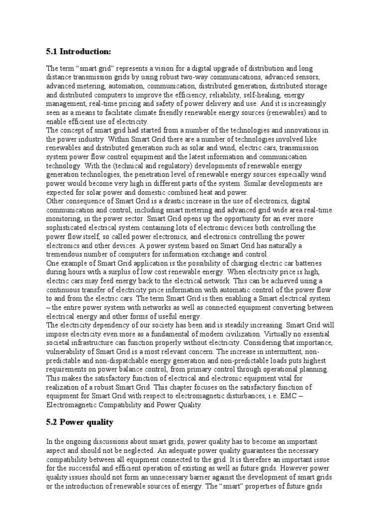 Smart Grid Notes | PDF | Electrical Grid | Smart Grid