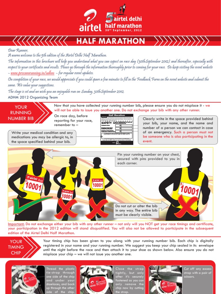 HM Info Sheet | PDF | Marathon | Thorax