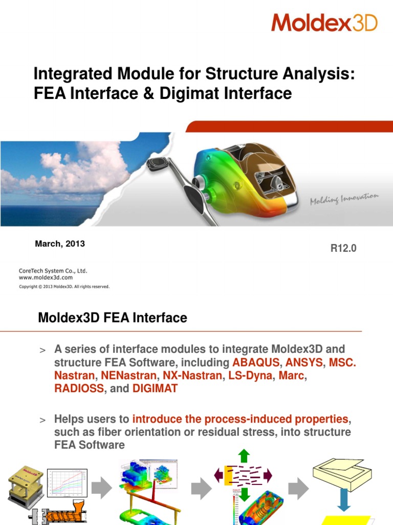 MDX3D R12 Features Intr FEA Interface en v1 Final | PDF | Finite Element Method | Applied And ...