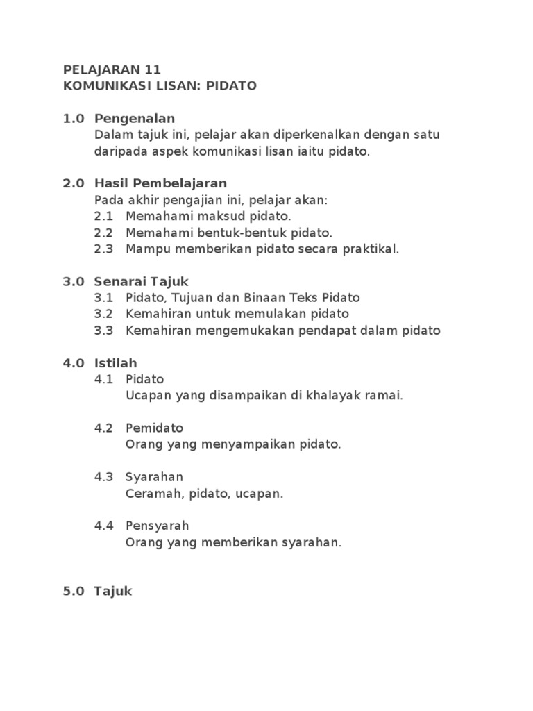 Contoh Ayat Berpidato Yang Berkaitan Dengan Pendidikan Islam ...