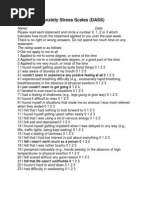 Geriatric Anxiety Scale 30 Item Version With Scoring Instructions and ...