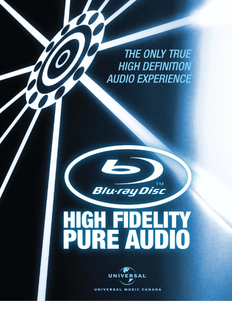 High Fidelity Pure Audio English | PDF | Blu Ray | Compact Disc