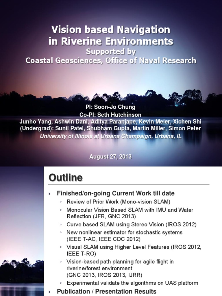 Vision Based Navigation: in Riverine Environments | PDF | Errors And ...