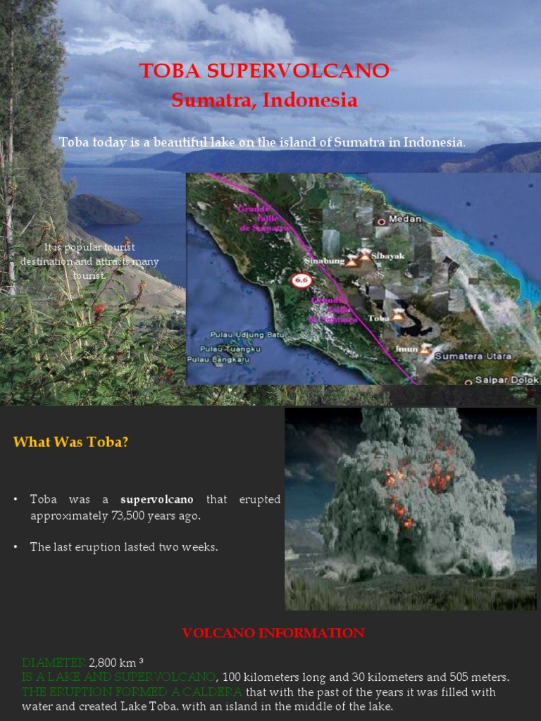 Toba Supervolcano Sumatra, Indonesia: Toba Today Is A Beautiful Lake On ...