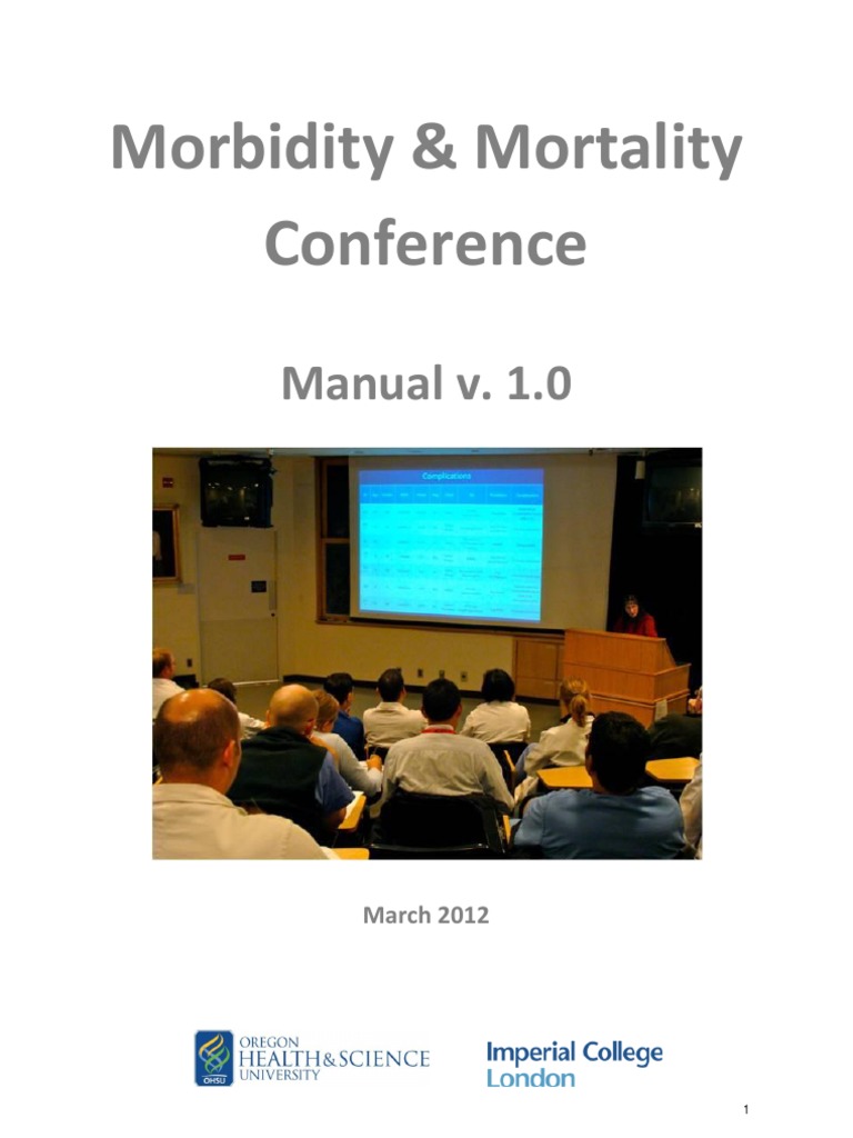 Morbidity and Mortality Conference Manual | PDF | Evidence Based ...