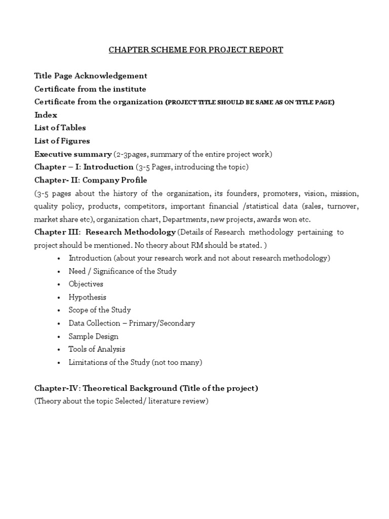 Project Report Structure | PDF | Statistics | Science