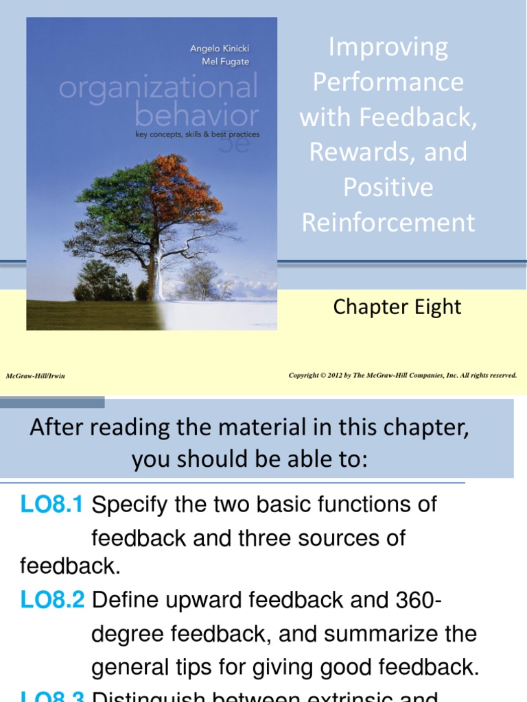 Improving Performance With Feedback, Rewards, and Positive ...