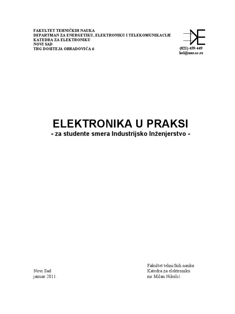 Elektronika U Praksi | PDF