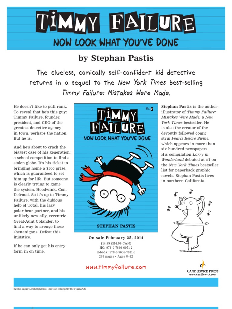 Timmy Failure Now Look What You've Done Press Release | Mass Media ...