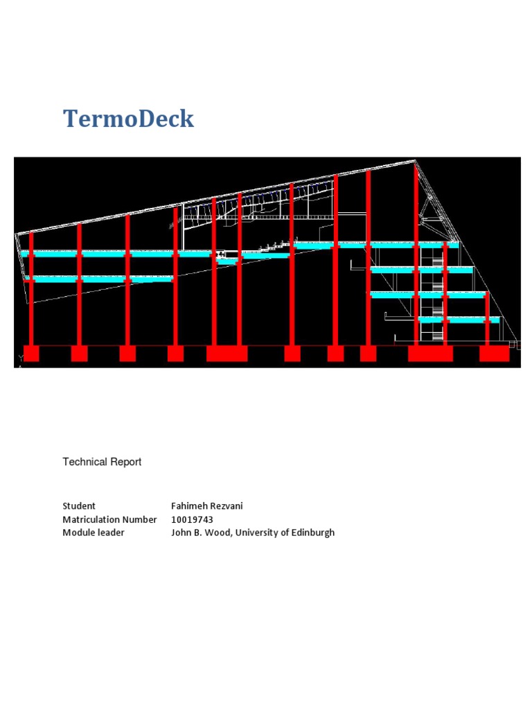 Technical Report, Thermodeck | PDF | Hvac | Air Conditioning