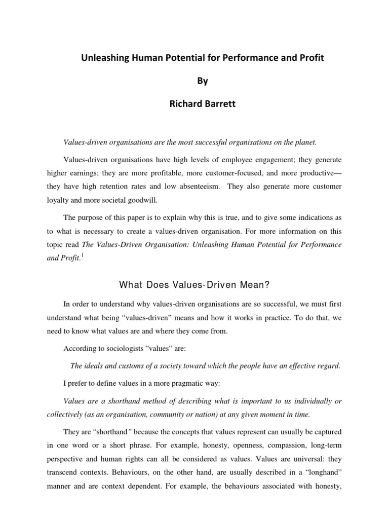 Unleashing Human Potential Paper | PDF | Employee Retention | Employment