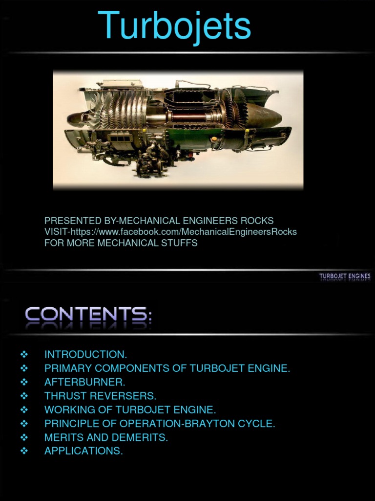 Turbojet Engines | PDF | Jet Engine | Gas Compressor