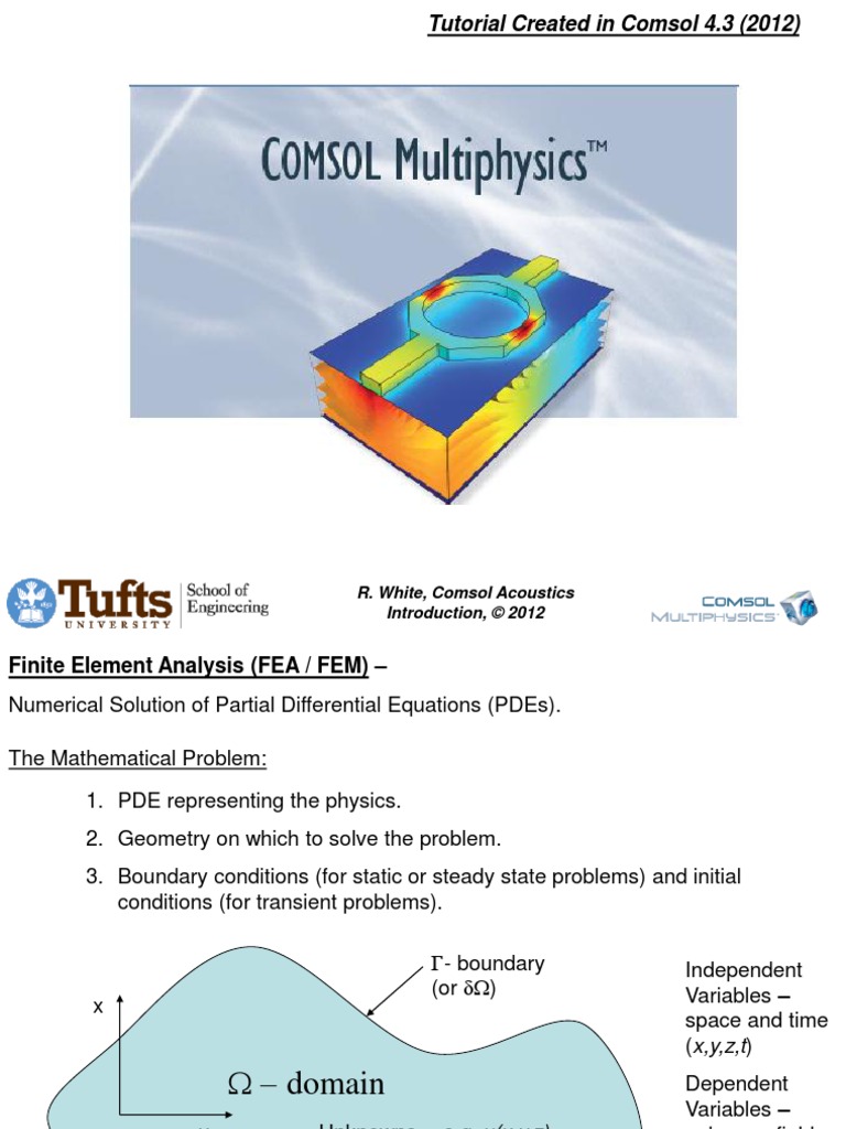 Comsol Acoustics | PDF