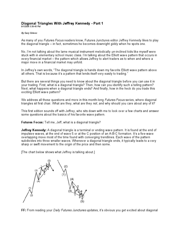 Diagonal Triangles With Jeffrey Kennedy | PDF | Futures Contract ...